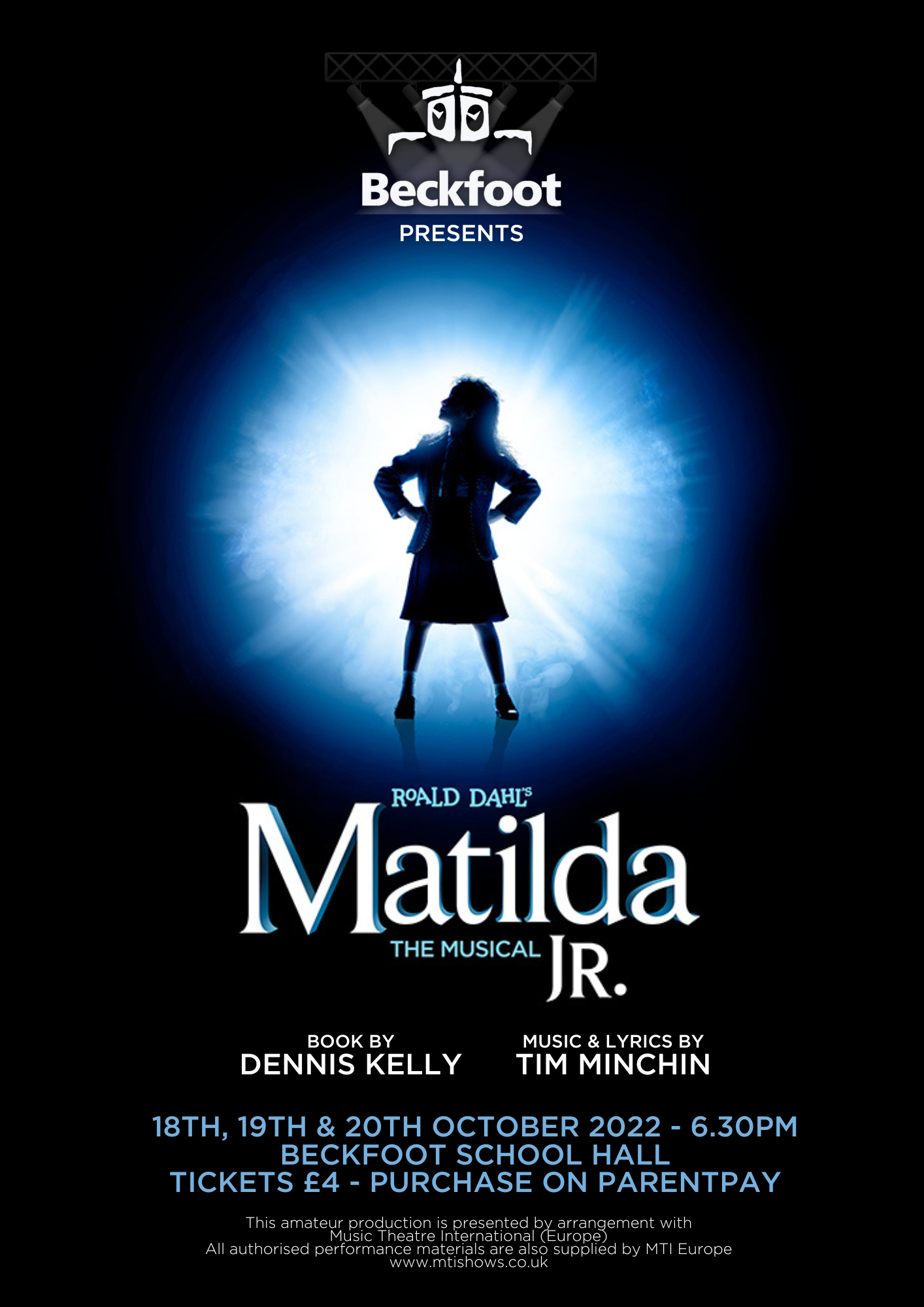 Beckfoot School - Matilda Jr - The Musical Beckfoot School - Matilda Jr - The Musical